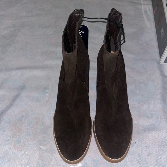 Splendid | Shoes | Splendid Wanda Size 65 Chelsea Wedge Boot Brown ...